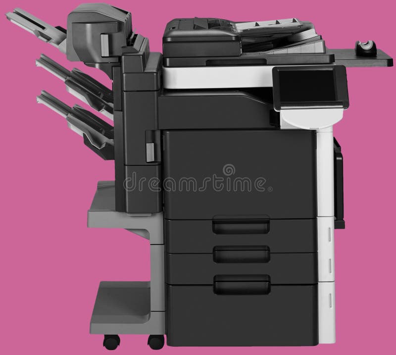 Impresora digital genérica stock de ilustración. Ilustración de bandeja ...