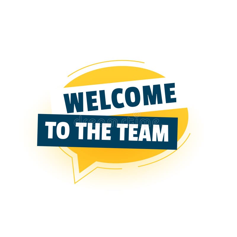 Creative Welcome To the Team Banner for Your Recruitment Process Stock ...