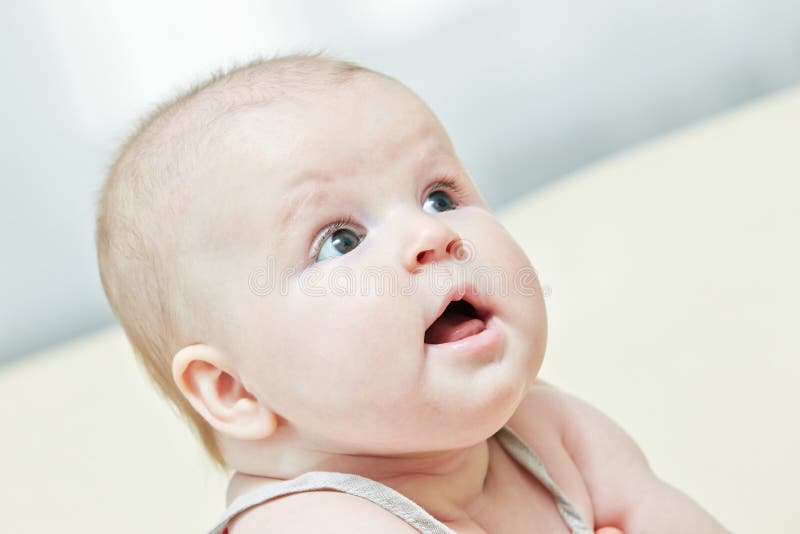 Impressed Child Perfect Surprise Exciting News Wow Stock Photo - Image ...