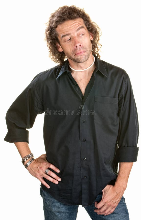 Impressed Man Watching Something Stock Image - Image of following ...