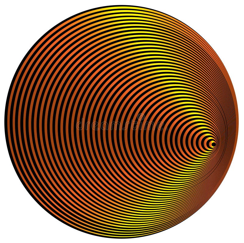 Inside a Metal Tube Illusion Stock Vector - Illustration of artwork ...