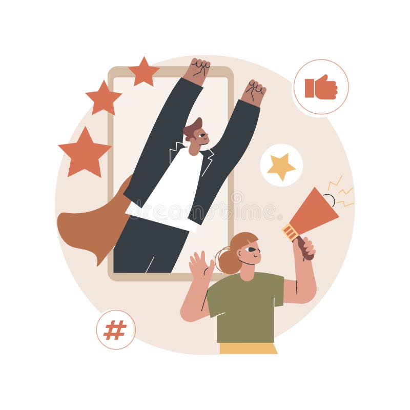 Impression Management Abstract Concept Vector Illustration. Stock ...