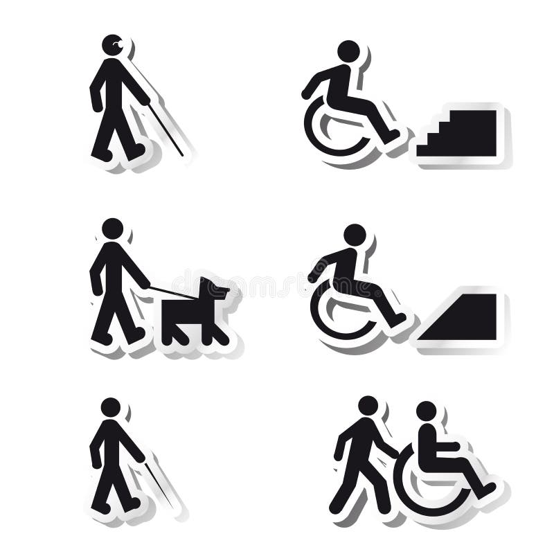 Pictogram Blind Persons Stock Illustrations – 6 Pictogram Blind Persons ...
