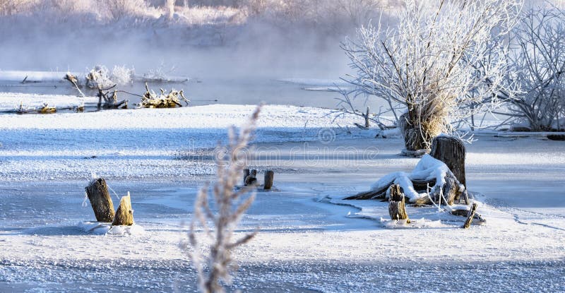 The impression of winter stock photo. Image of scenery - 94791538