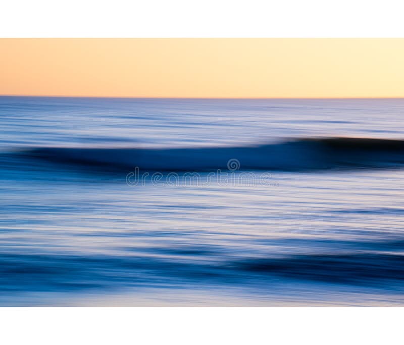 Impressionist Coastal Abstract Form and Color Stock Photo - Image of ...