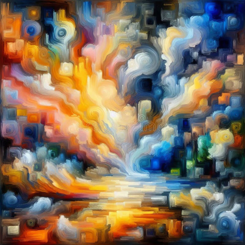 Impressionist Emotions Abstract Compositions that Use Color and Stock ...