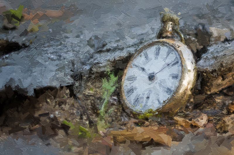 Impressionistic Style Artwork of the Relentless and Unstoppable Passage ...