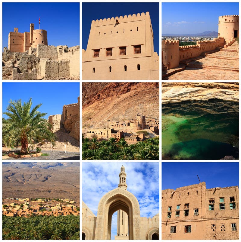 Impressions of Oman stock image. Image of hajar, citadel - 78331017