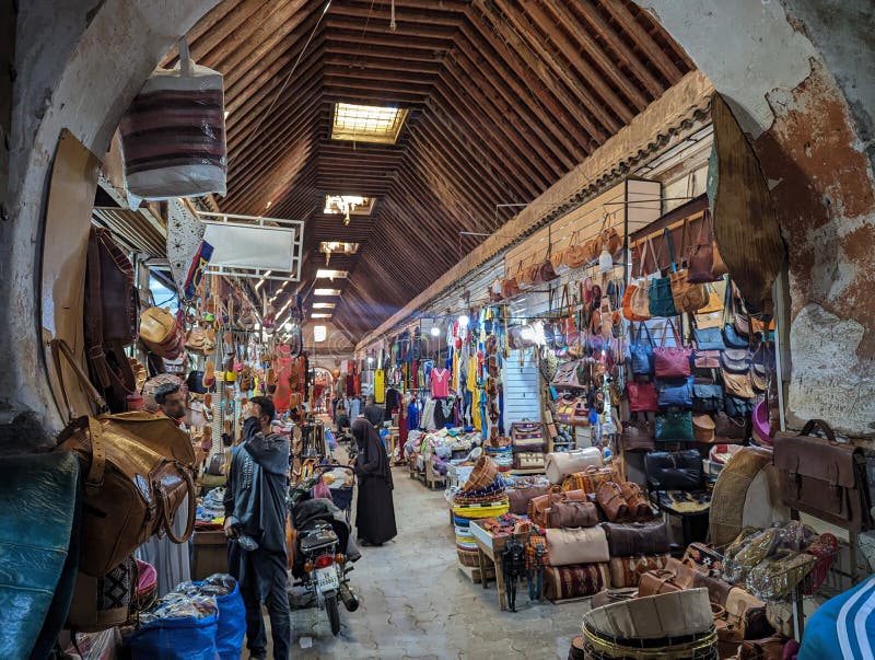 Impressions of Typical Moroccan Souks in the Marrakechs Medina ...