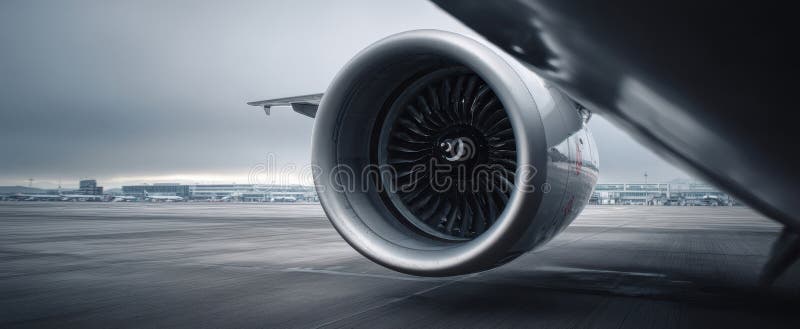 The Impressive Aircraft Engine Showcasing Modern Aviation Technology on ...
