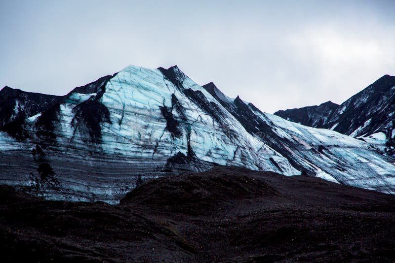 Glacier Wall in Antarctica, Majestic Blue and White Ice Wall with Gate ...