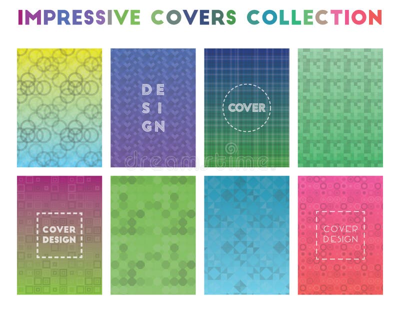 Impressive Covers Collection. Stock Vector - Illustration of annual ...
