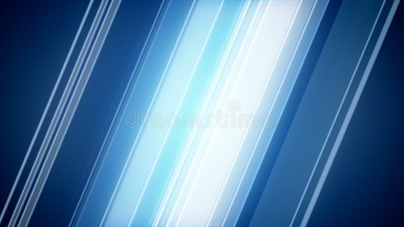 Blue 3d Abstract Wave Line. Stock Illustration - Illustration of ...