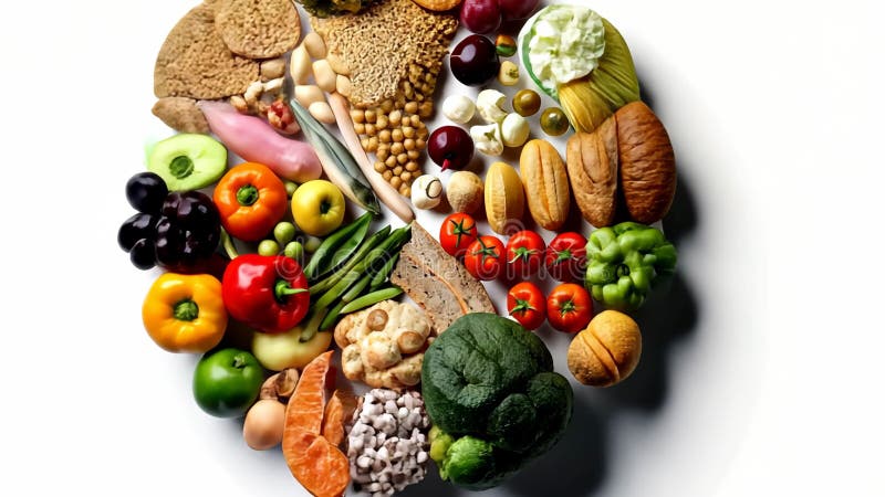 An Impressive Display Features an Array of Foods Including Vegetables ...