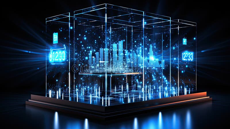 An Impressive Display of Something Stock Illustration - Illustration of ...