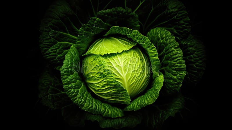 Impressive Epic Cabbages Photoshooting Artwork, Marketing Style Stock ...