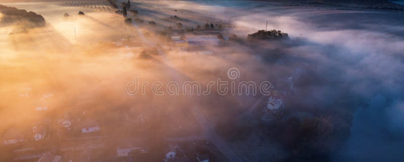 Impressive Evening Sky with Brooding Storm Clouds Stock Photo - Image ...