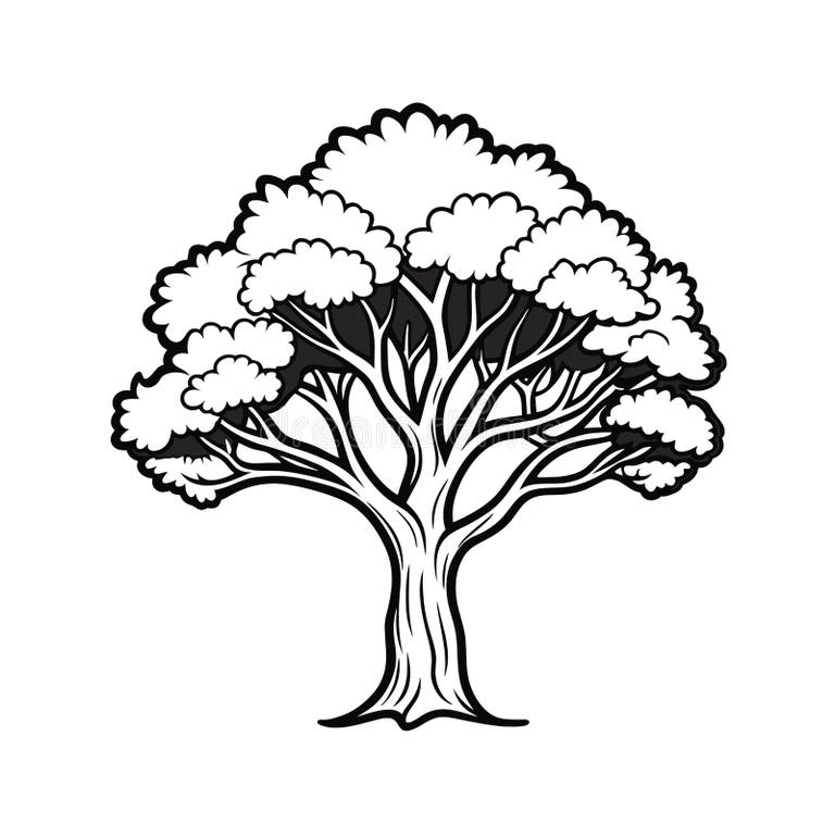 Impressive Gum Tree Vector Design Stock Illustration - Illustration of ...
