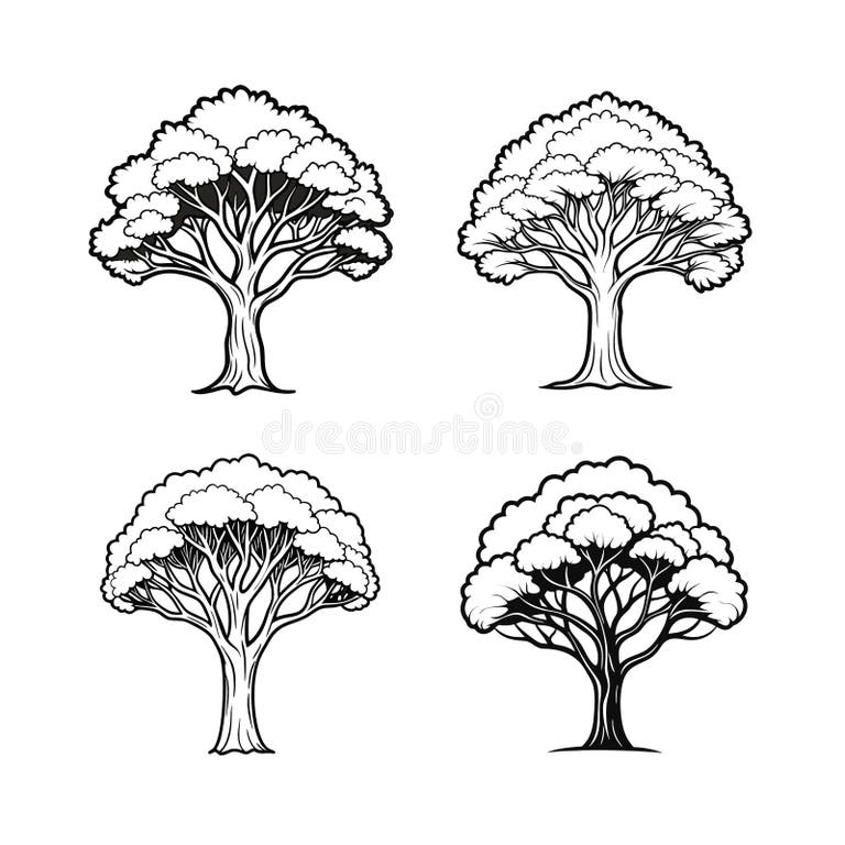 Impressive Gum Tree Vector Design Stock Vector - Illustration of ...