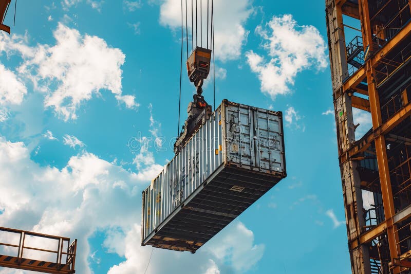 Impressive High Quality Image of Heavy Duty Crane Effortlessly Lifting ...