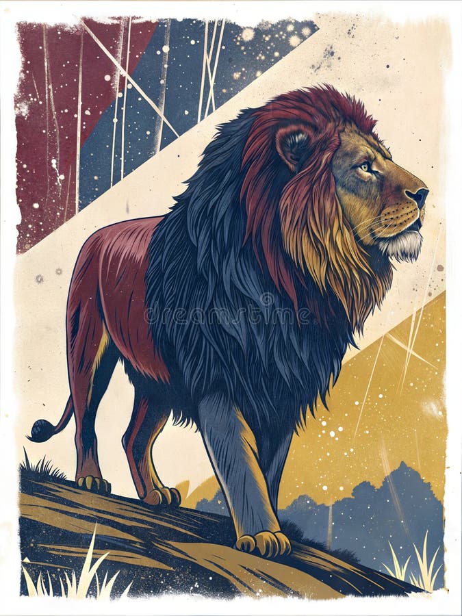 Impressive and Hyper-detailed Illustration in a Risograph Print ...