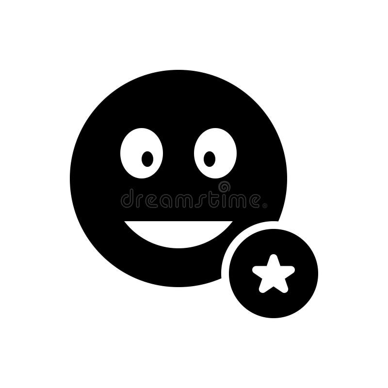 Black Solid Icon for Impressive, Magnificent and Majestic Stock Vector ...