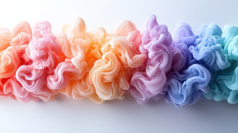 Vibrant Gradient Colors Creating Dynamic Flowing Textures in Abstract ...