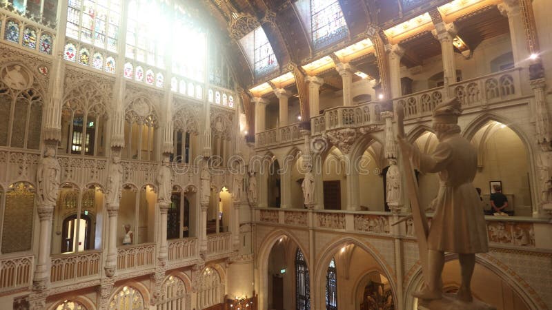 Impressive Interior of Main Hall of Castle De Haar, the Largest Castle ...