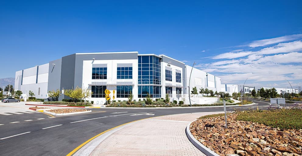 Impressive Logistics Center, Optimizing Transportation and Storage. Stock Photo - Image of ...