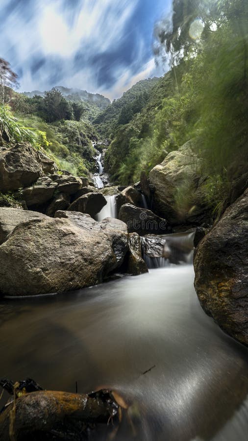 Impressive Long Exposure Image of River in Ecuador Stock Image - Image ...