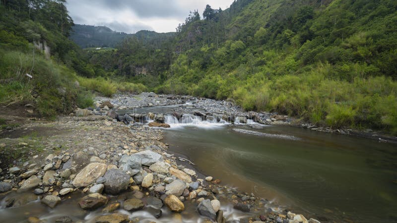 Impressive Long Exposure Image of River in Ecuador Stock Image - Image ...