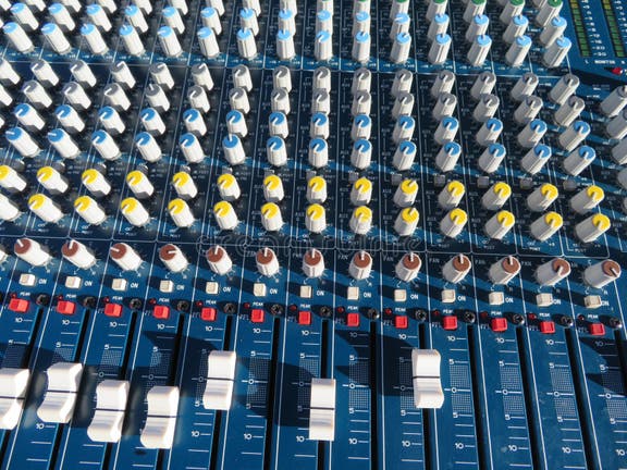 Impressive Mixer with a Lot of Buttons and Too Many Functions Stock ...