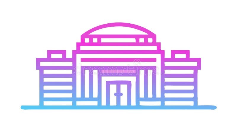 Impressive Modern Building Iconic Architecture Vector, Vector Design ...