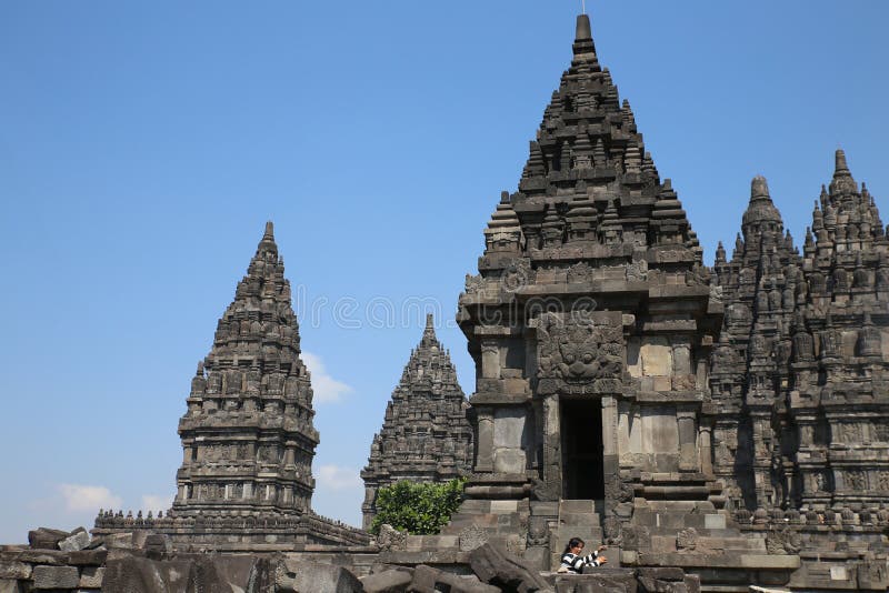 The Impressive Prambanan Hindu Temple Complex Editorial Stock Photo ...