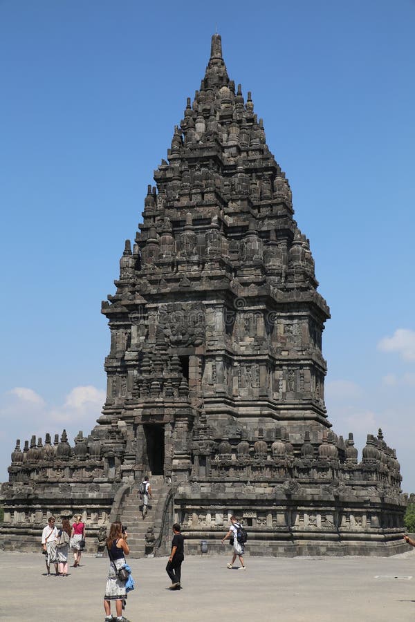 The Impressive Prambanan Hindu Temple Complex Editorial Image - Image ...