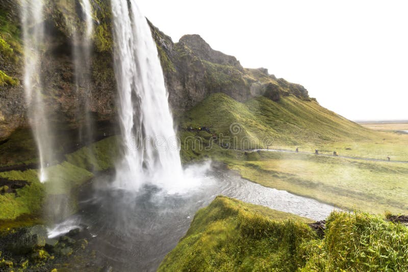 Impressive Seljalandsfoss Waterfall from the Side, Ring Road Iceland ...