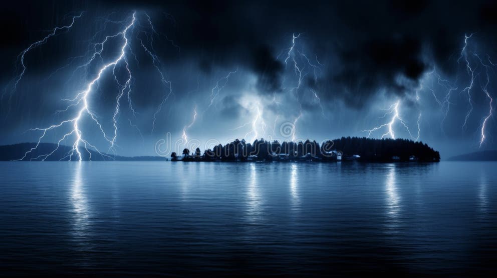 Impressive Showcase of Intense Lightning in a Dramatic Outdoor ...