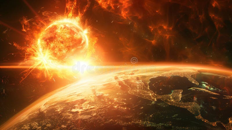 Impressive Solar Activity with Flares and Magnetic Storms on the Sun S ...