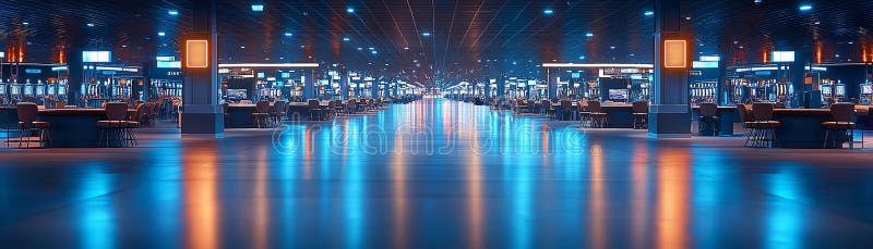 An Impressive View of a Modern Transport Terminal Featuring Sleek ...