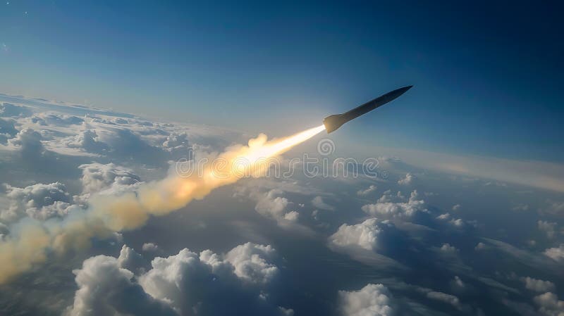 Impressive View of a Strategic Missile Launch from Below the Clouds ...