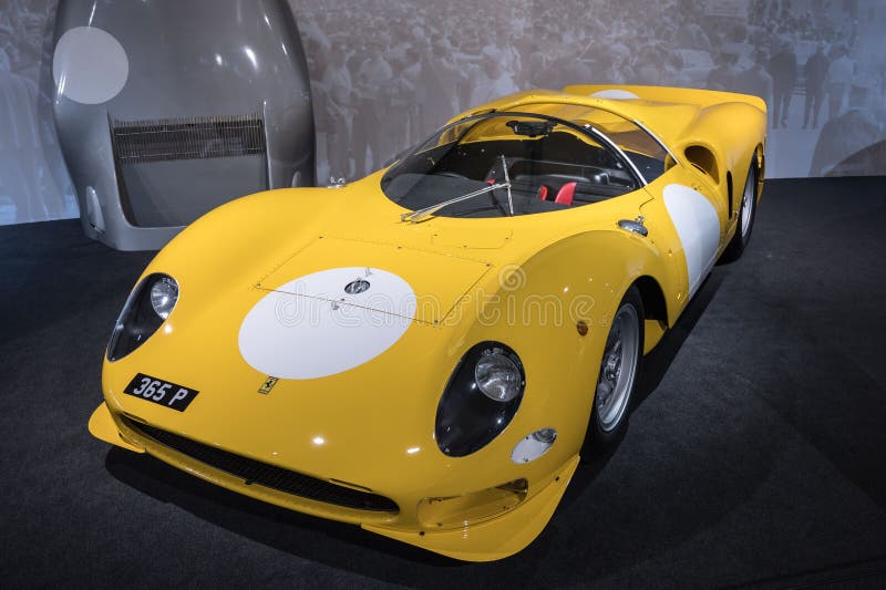 Impressive Yellow Ferrari 365 P2, a Le Mans Competition Car Editorial ...