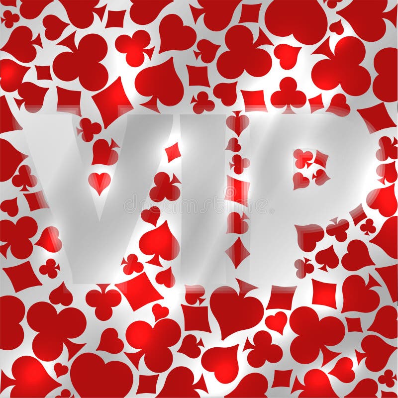 Casino Background with Old Poker Cards, Vector Stock Vector ...