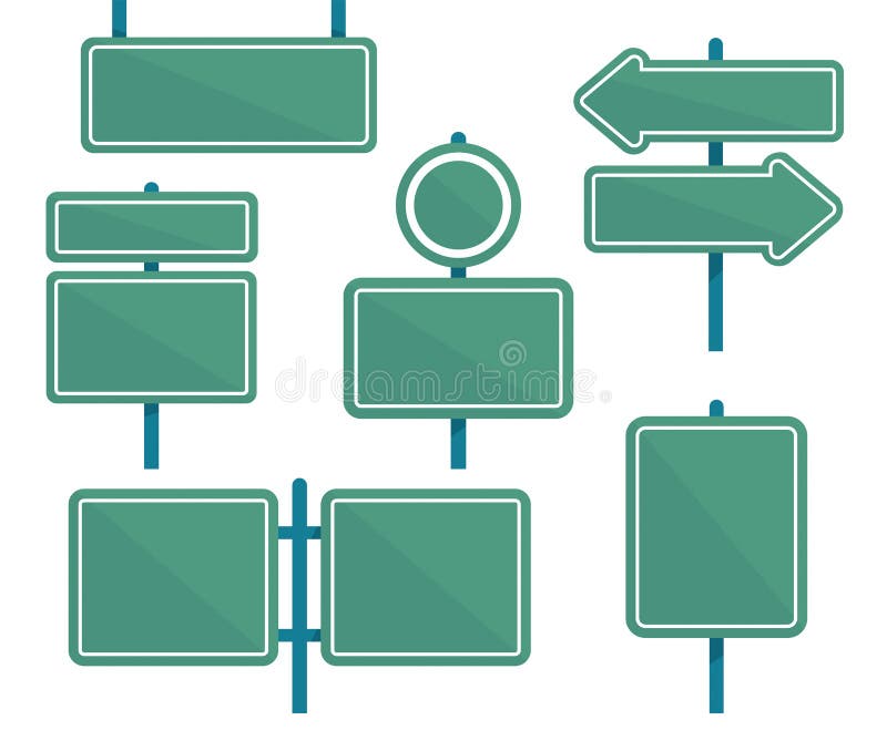 Pointer Arrow Signs Vector Set Stock Vector - Illustration of curve ...