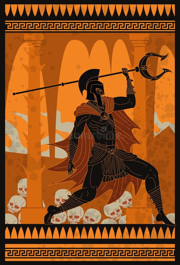 Hades greek god face to draw for kids - meryslot