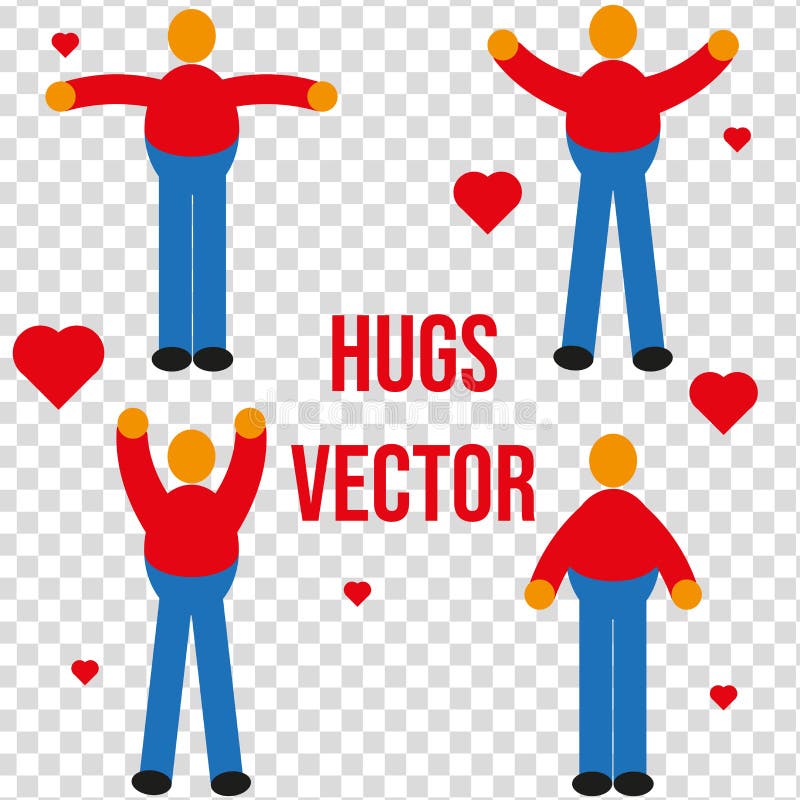 Pictogram Red Man Hug Stock Illustrations – 12 Pictogram Red Man Hug ...