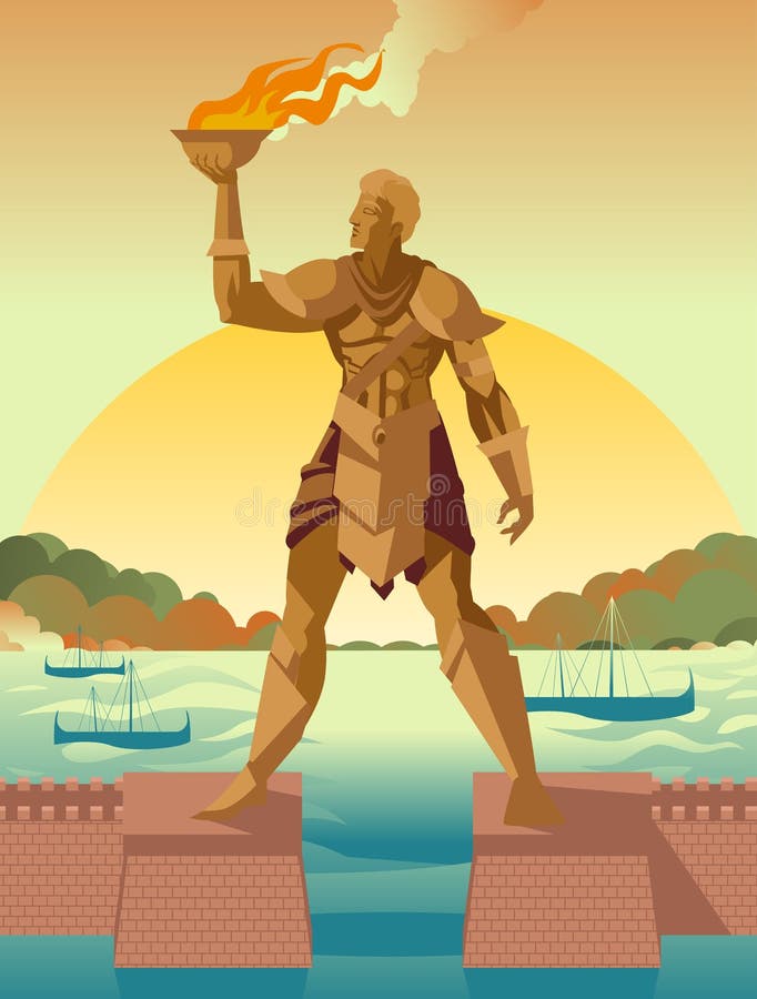 Ancient Colossus Stock Illustrations – 76 Ancient Colossus Stock ...