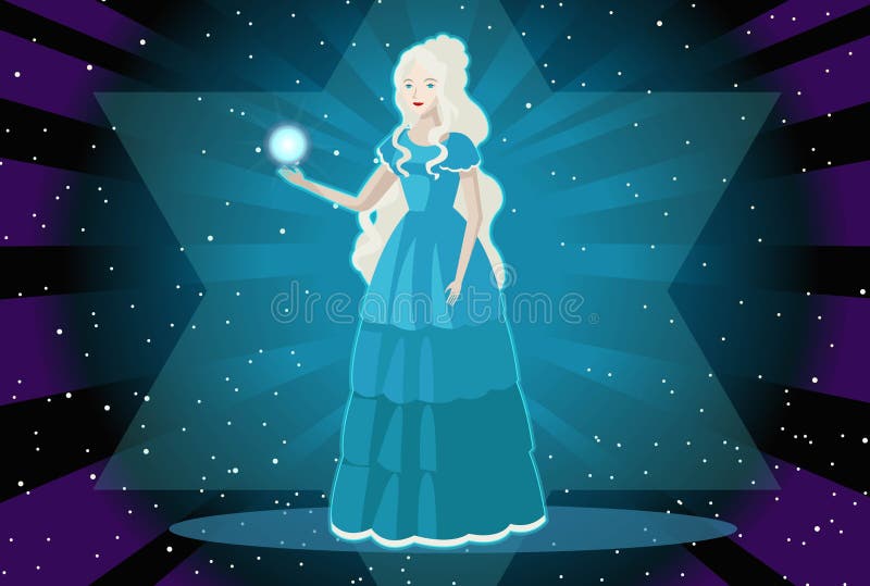 Pleiadian Alien Woman Star Girl in Space Stock Illustration ...