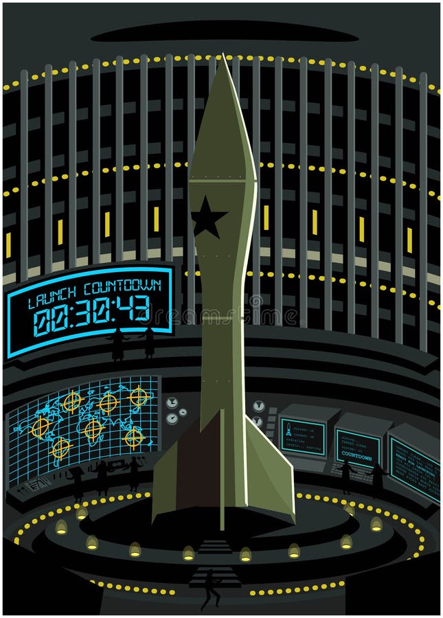 Nuclear Missile Launch Cartoon Stock Illustrations – 182 Nuclear ...