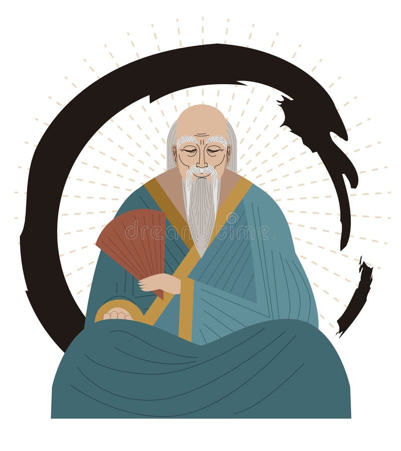 Great Ancient Chinese Tao Philosopher Stock Illustrations – 15 Great ...