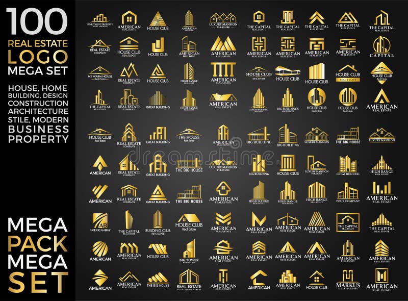 Mega Set and Big Group, Real Estate, Building and Construction Logo ...